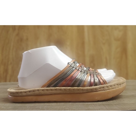 Earth | Shoes | Earth Multicolor Strappy Sandals | Poshmark